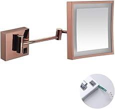 Wall Mounted Mirrors Makeup Shaving Mirror LED Lighted for Hotel Vanity ...