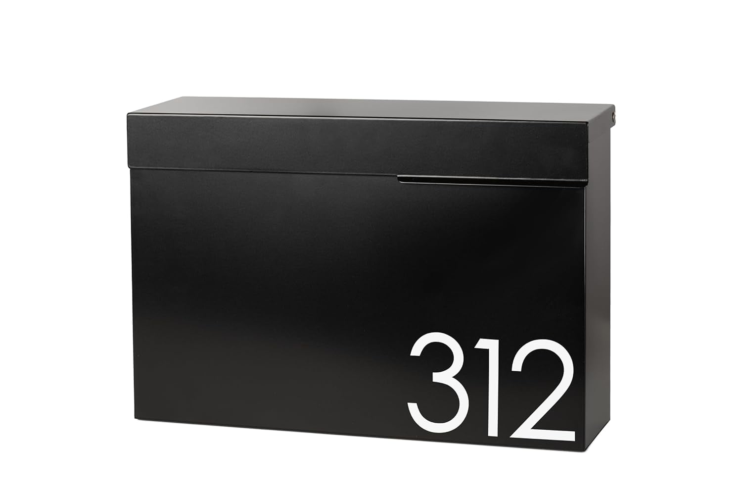 Wall Mounted Modern Mailbox - Wall Mounted Mailbox with Lock -Modern ...