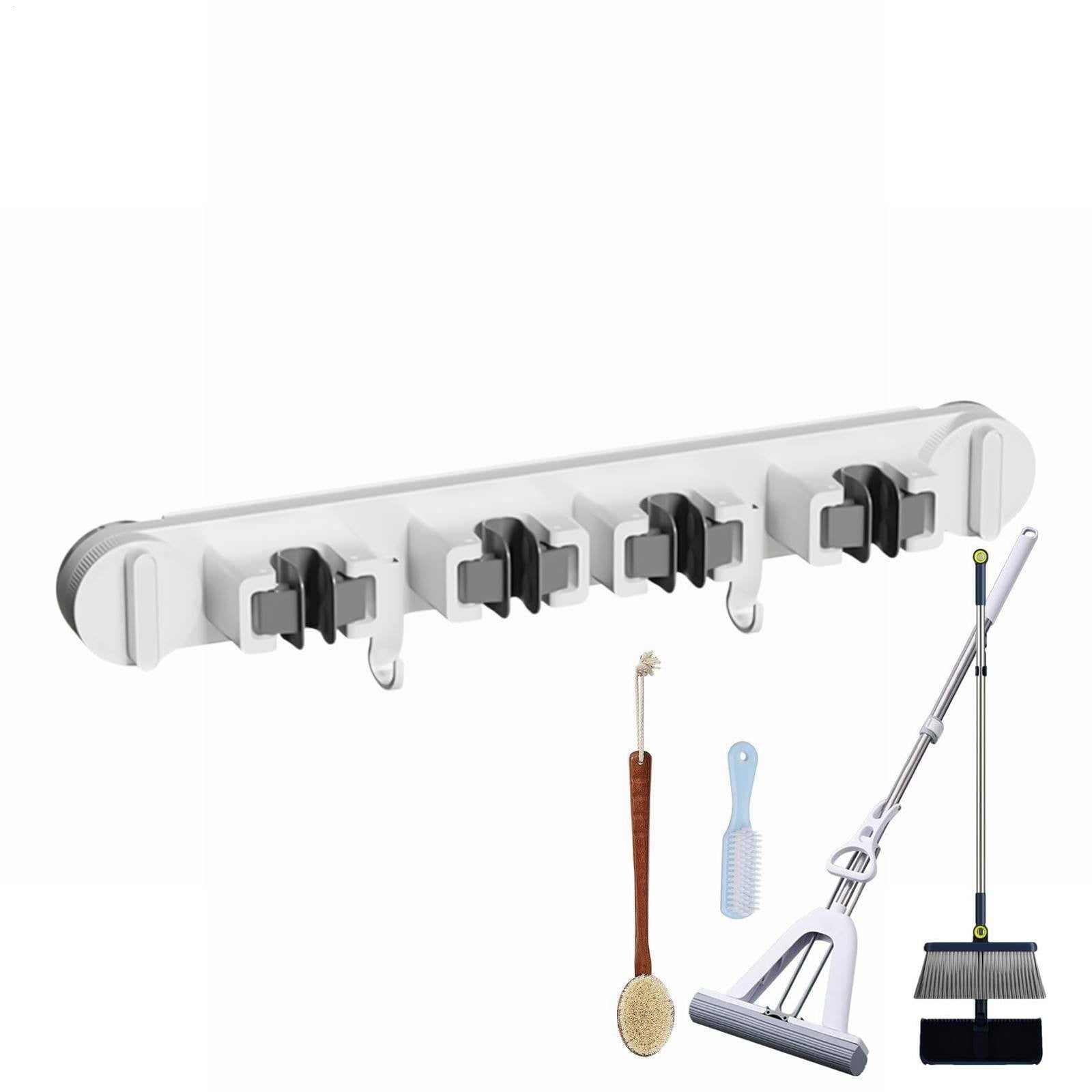Wall Mounted Mop Hanger Wall Mounted And Mop Wall Mounted Suction Mop ...