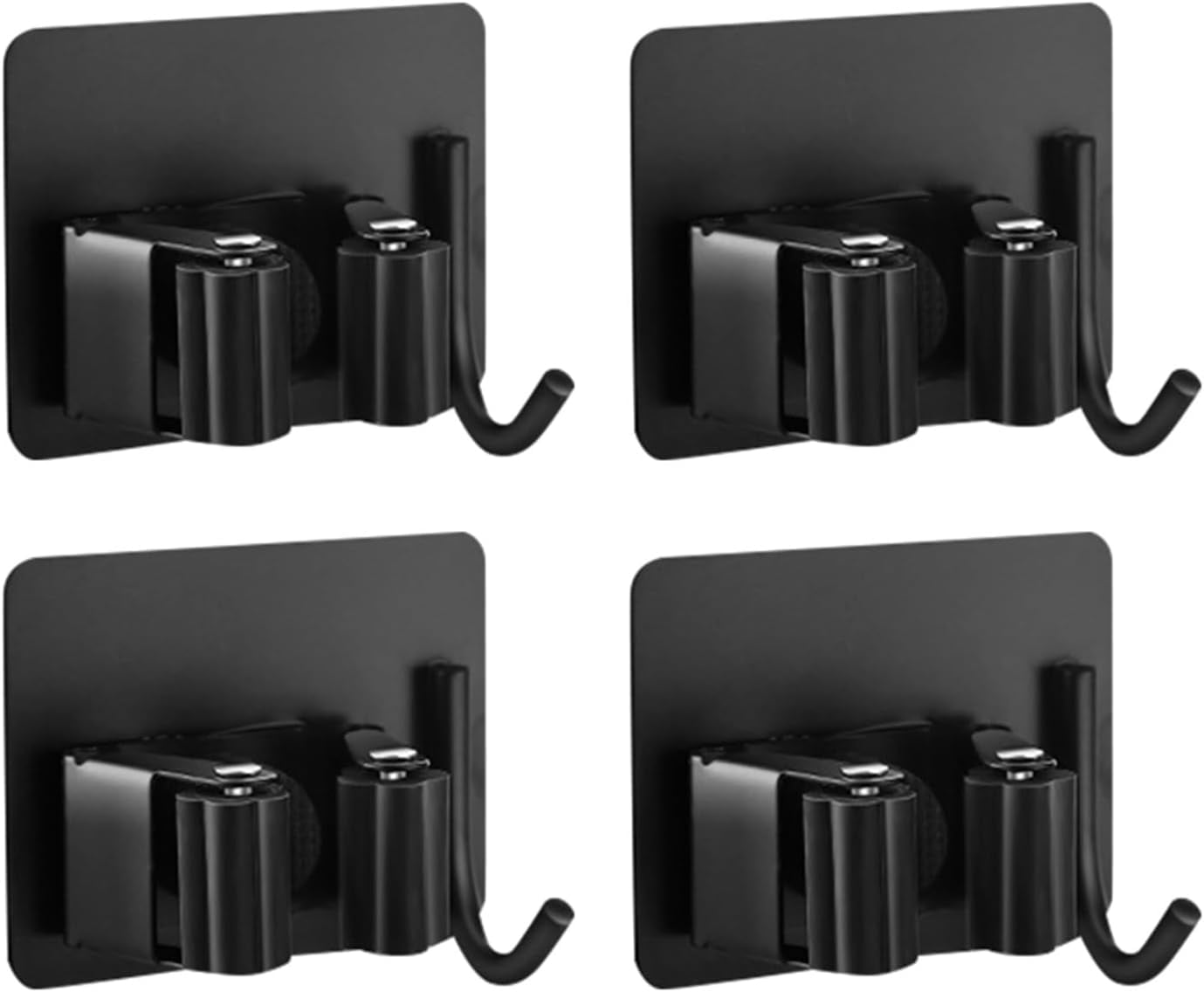 Wall Mounted Mop Holder Garage Organization Tool Self Adhesive Grip ...