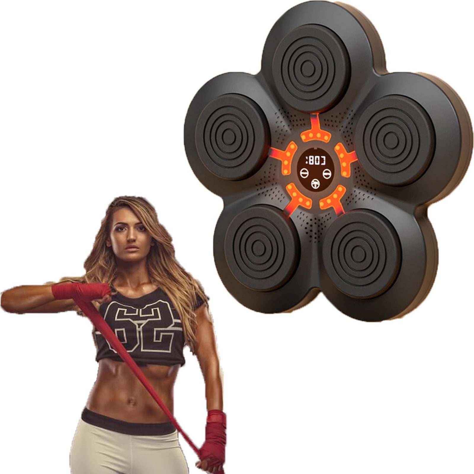 Wall Mounted Music Boxing Machine Rechargeable Boxing Equipment Agility ...