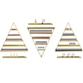 Wall Mounted Nail Polish Shelves Set, Metal Nail Salon Display ...