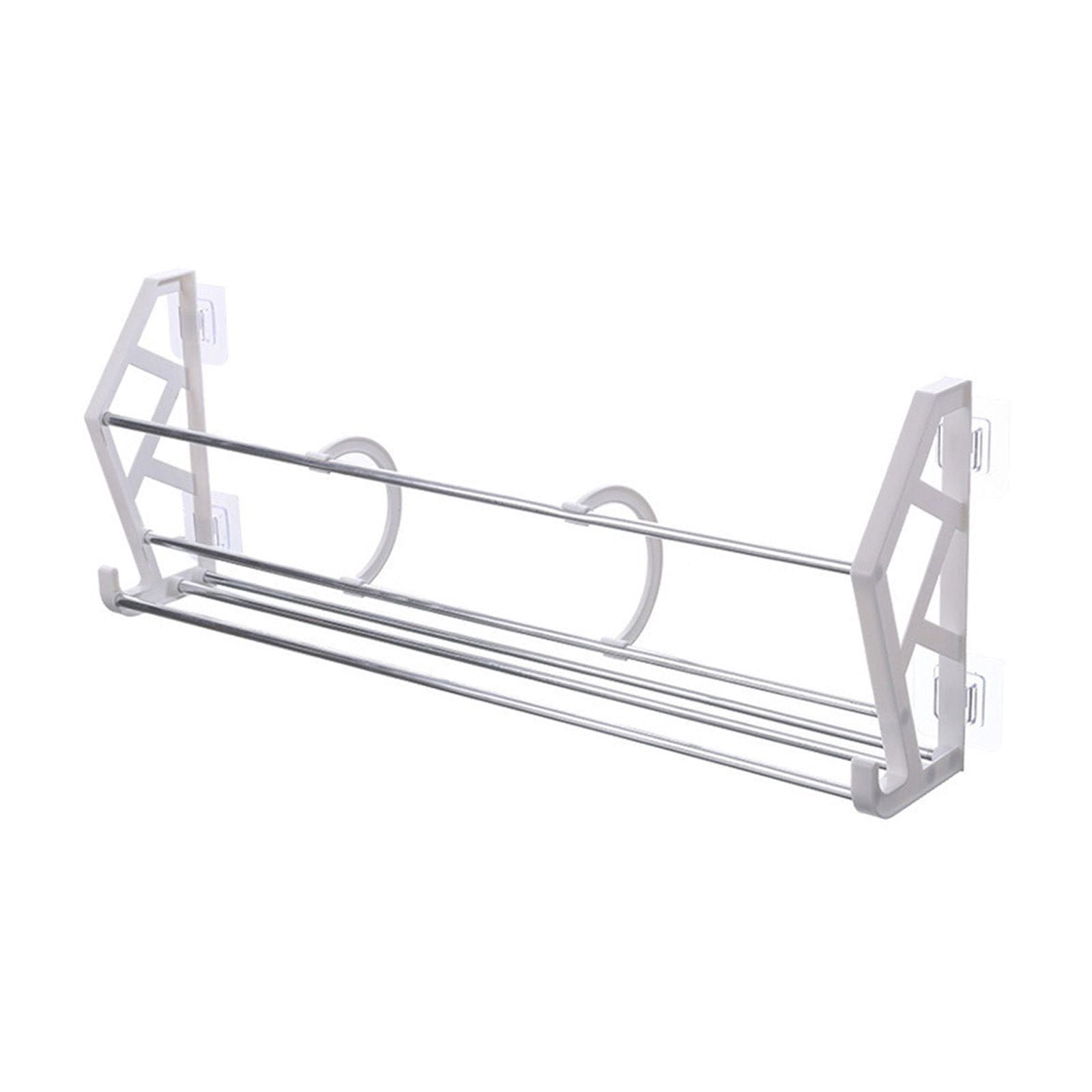 Wall Mounted Non Perforated Shoe Rack Organizer Holds Over 20 Pairs ...