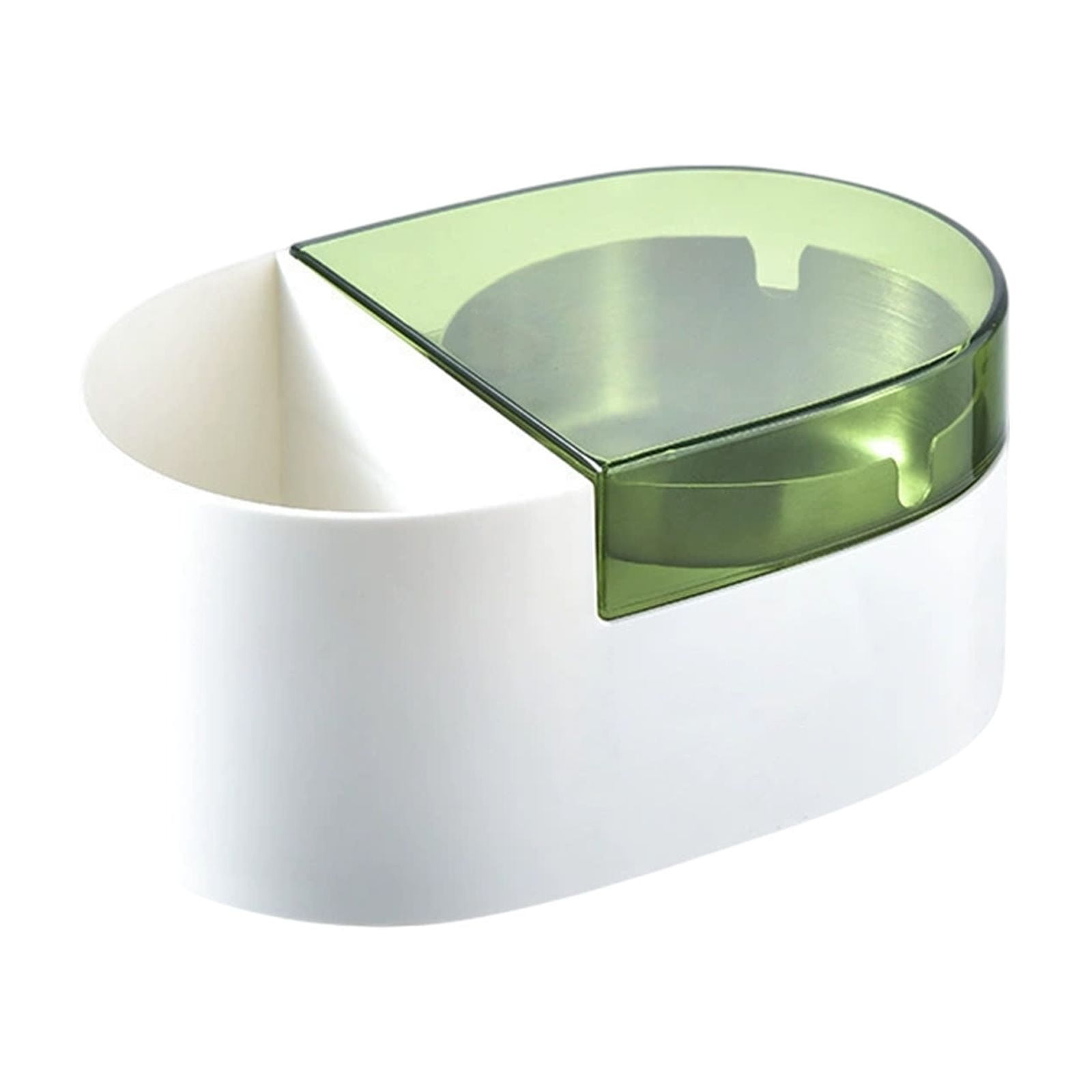 Wall Mounted Plastic Ashtray with Cover - Stainless Steel Base ...