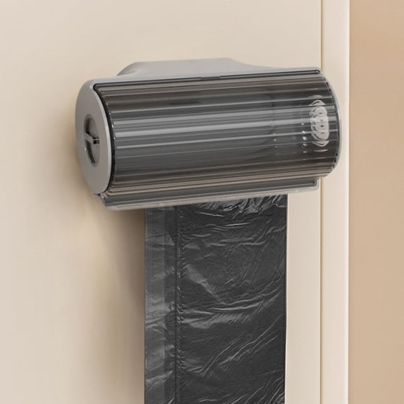 Wall-Mounted Plastic Bag Dispenser Holder - No Drill Installation ...