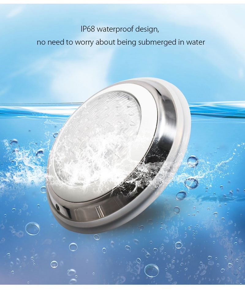 Wall Mounted Pool Lighting RGB6W/9W LED Waterproof Spotlight Underwater Lamp with Remote Control ...