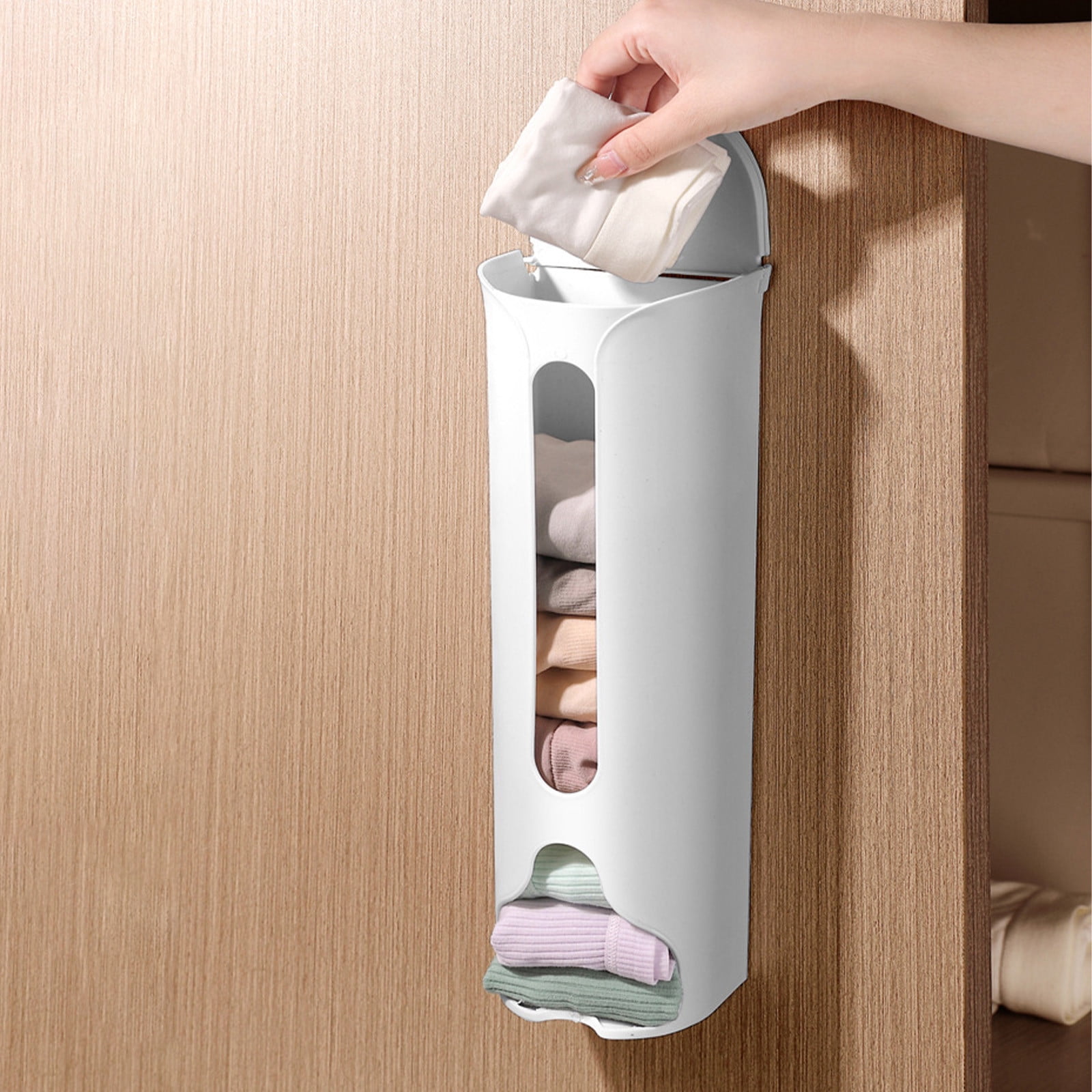 Wall-Mounted Pull-Out Storage Box – No-Drill Extractable Organizer for ...