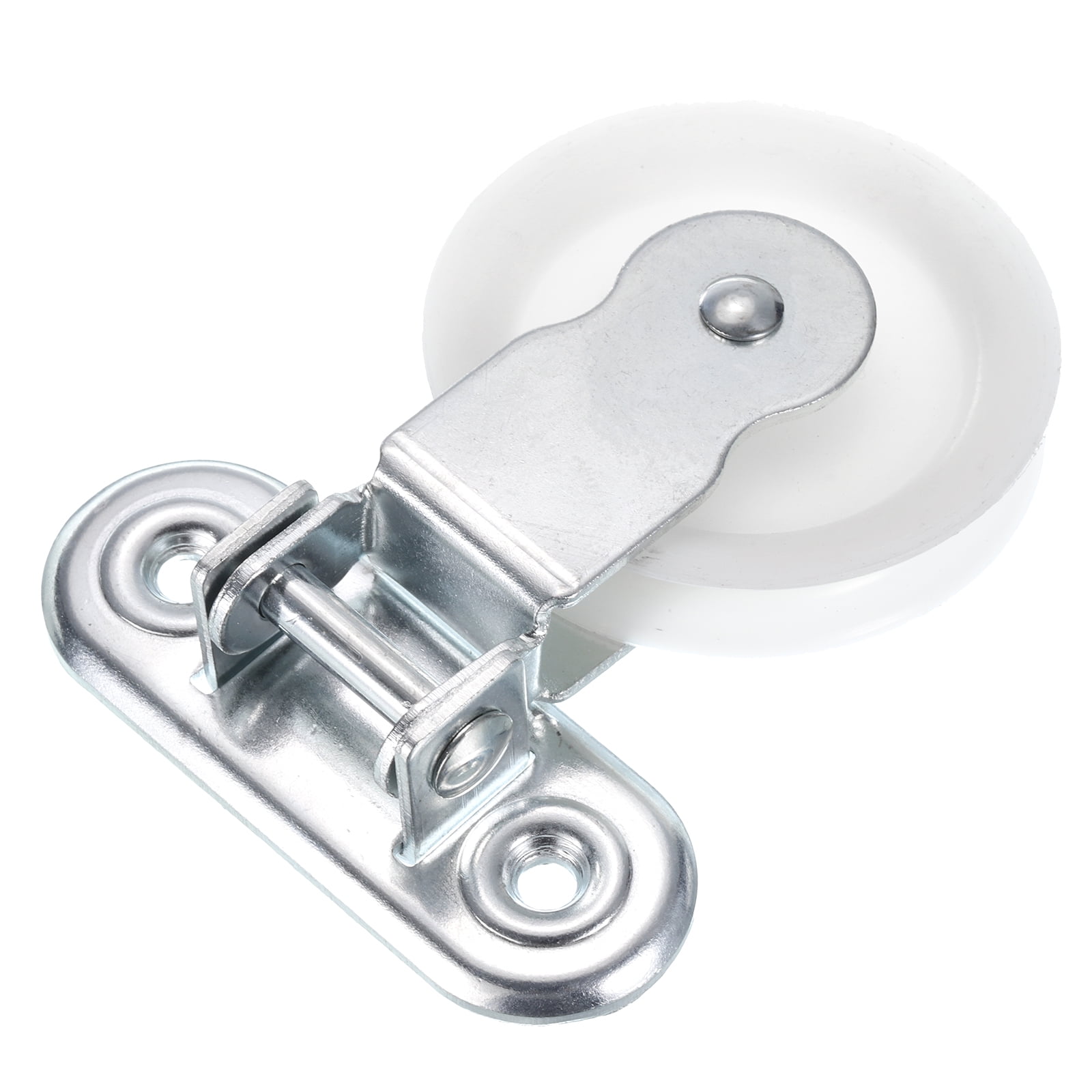 Wall Mounted Pulley 91mm Single Pulley Block Iron Nylon in Zinc Plated ...