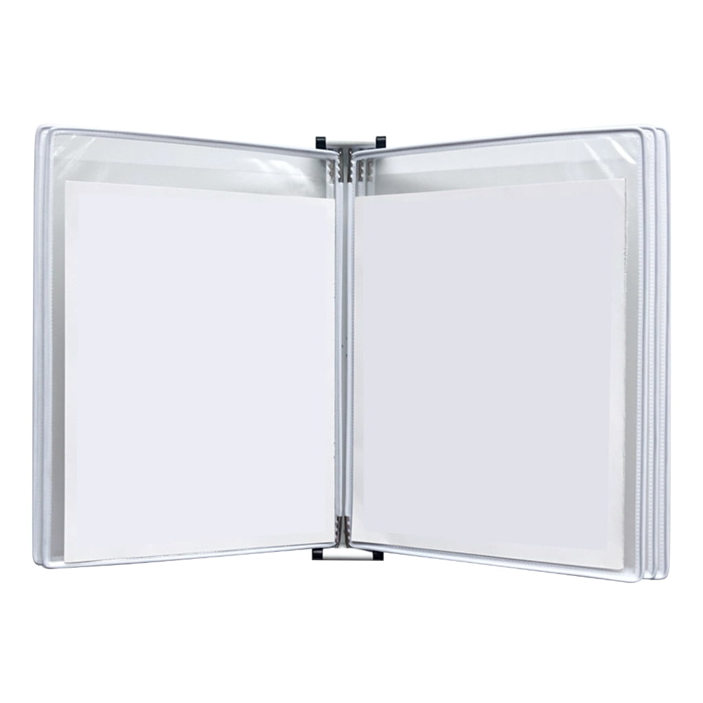 Wall Mounted Reference System Organiser 5 Easy-Loading Display Pocket ...