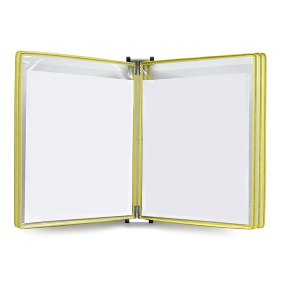 Wall Mounted Reference System Organiser 5 Easy-Loading Display Pocket ...