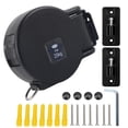 Wall Mounted Retractable Clothesline Powerful Clothes Lines for Indoor ...
