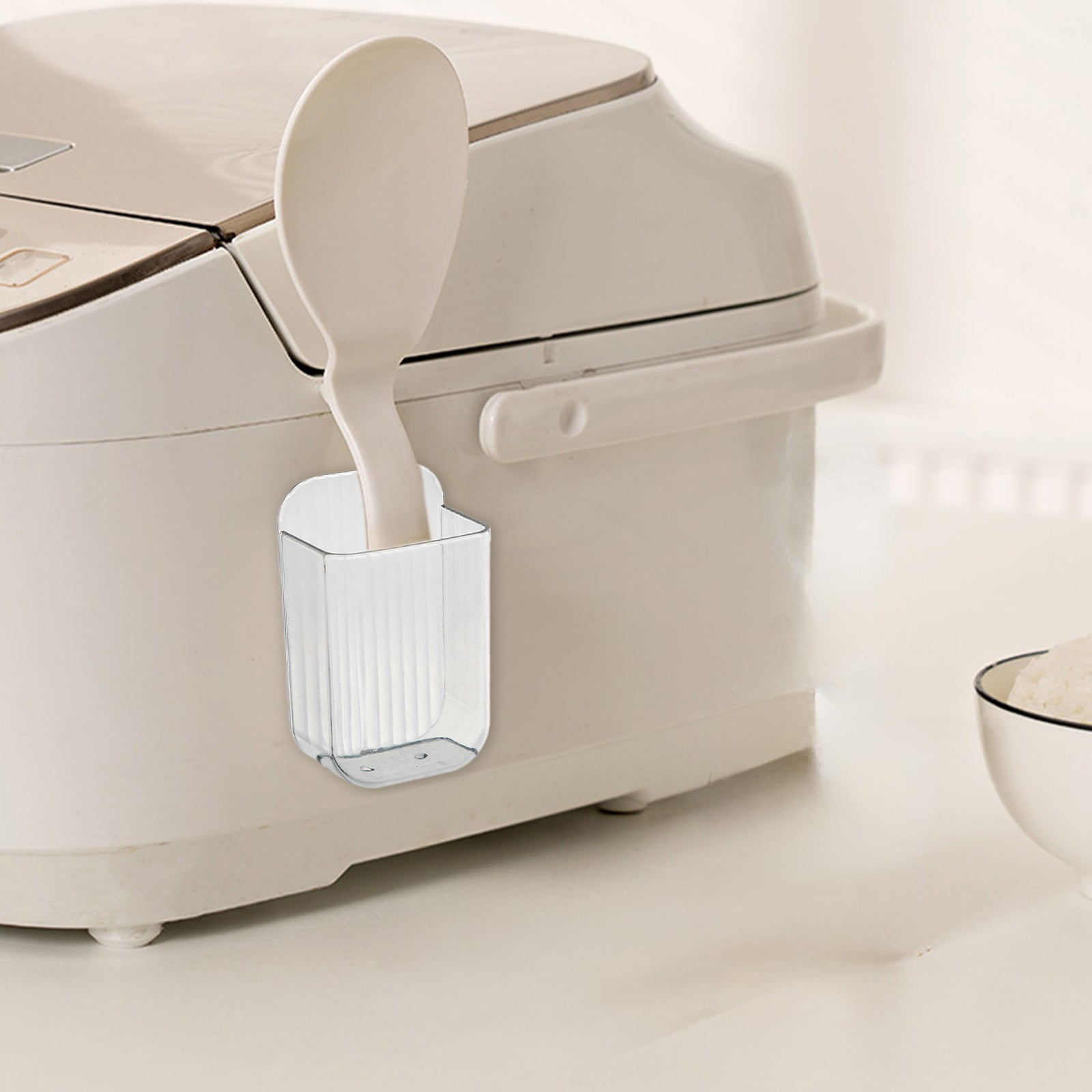 Wall Mounted Rice Cooker Organizer, Stainless Steel Spatula Holders ...