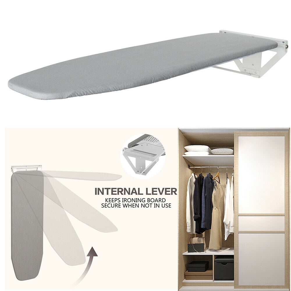 Wall Mounted Rotating Ironing Board 39.3in Foldable Wall-Mounted ...