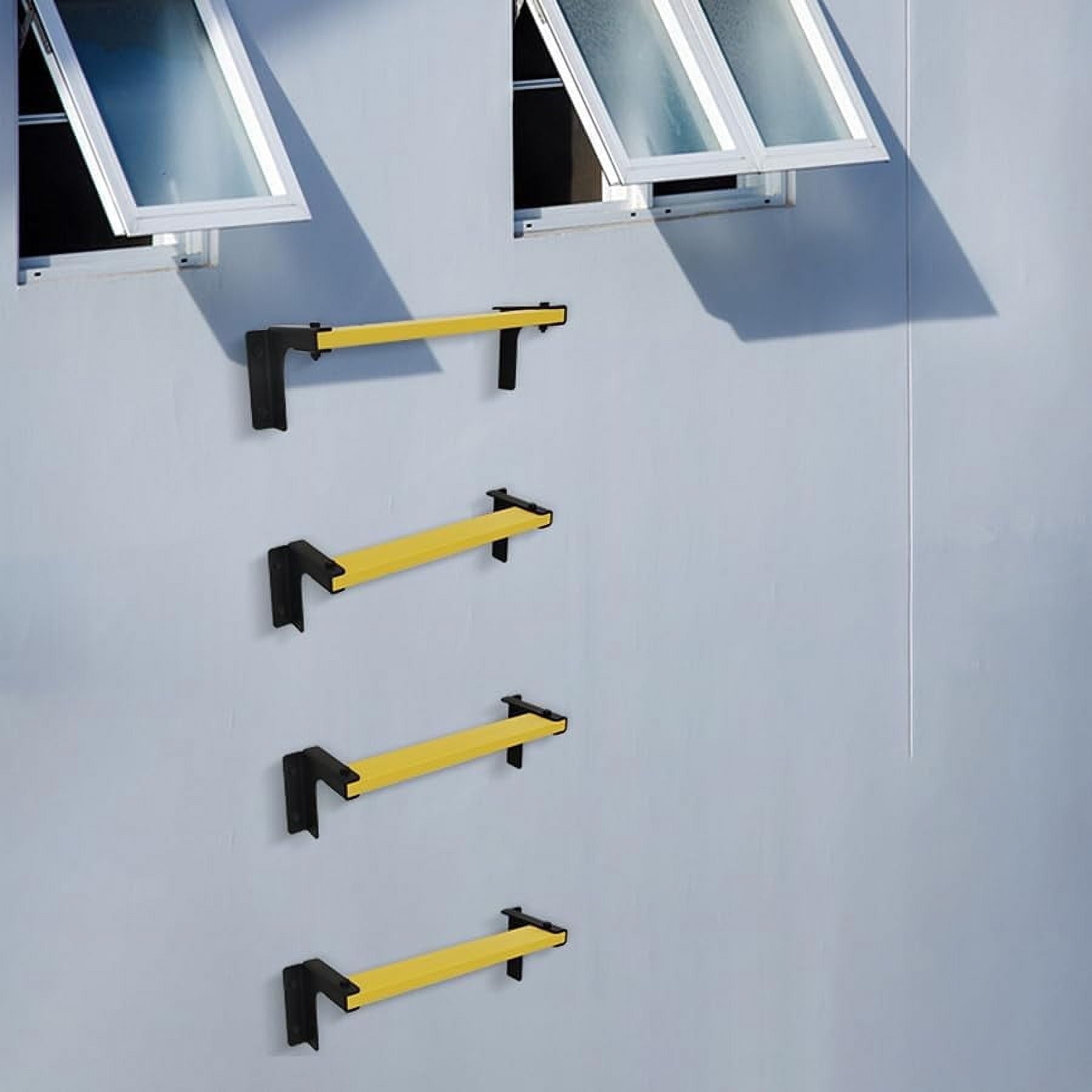 Wall-Mounted Rungs DIY | Set of 20 Fireproof Climbing Rungs | Antislip ...