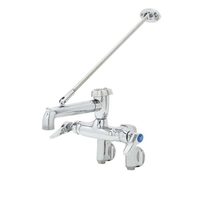 Wall Mounted Service Adjustable Centers Brace & Vacuum Breaker Sink ...
