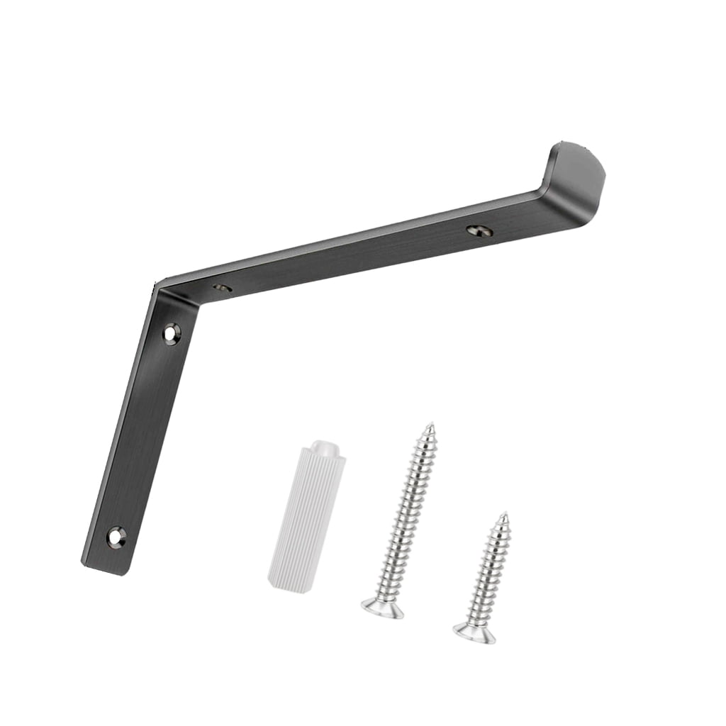 Wall Mounted Shelving Supports Brackets Stainless Steel Floating Shelf ...