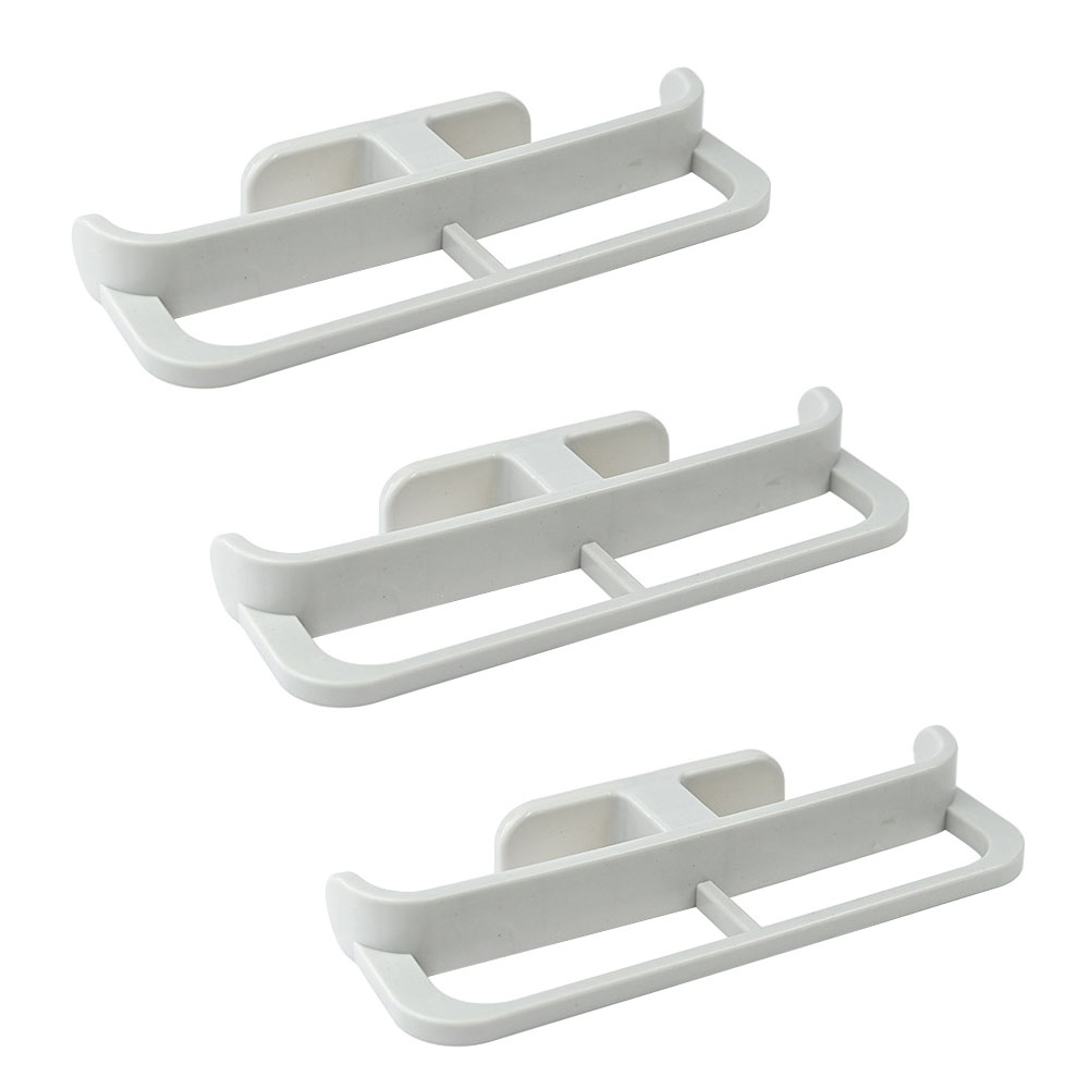 Wall Mounted Shoes Rack 3Pack with Sticky Hanging Strips, Plastic Shoes ...