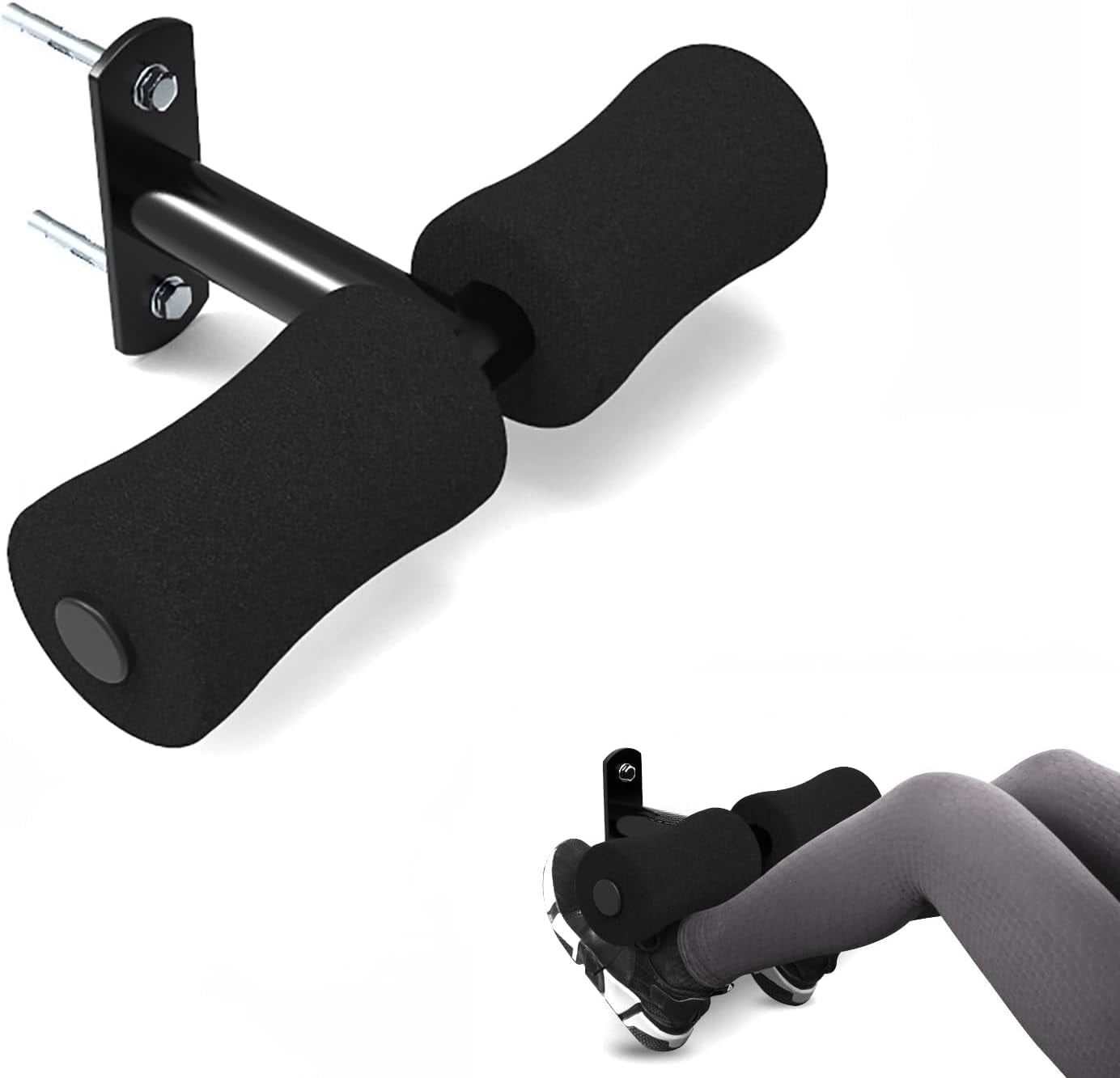 Wall Mounted Sit Up Bar Sit-ups Foot Holder, Exercise bar, Nordic ...