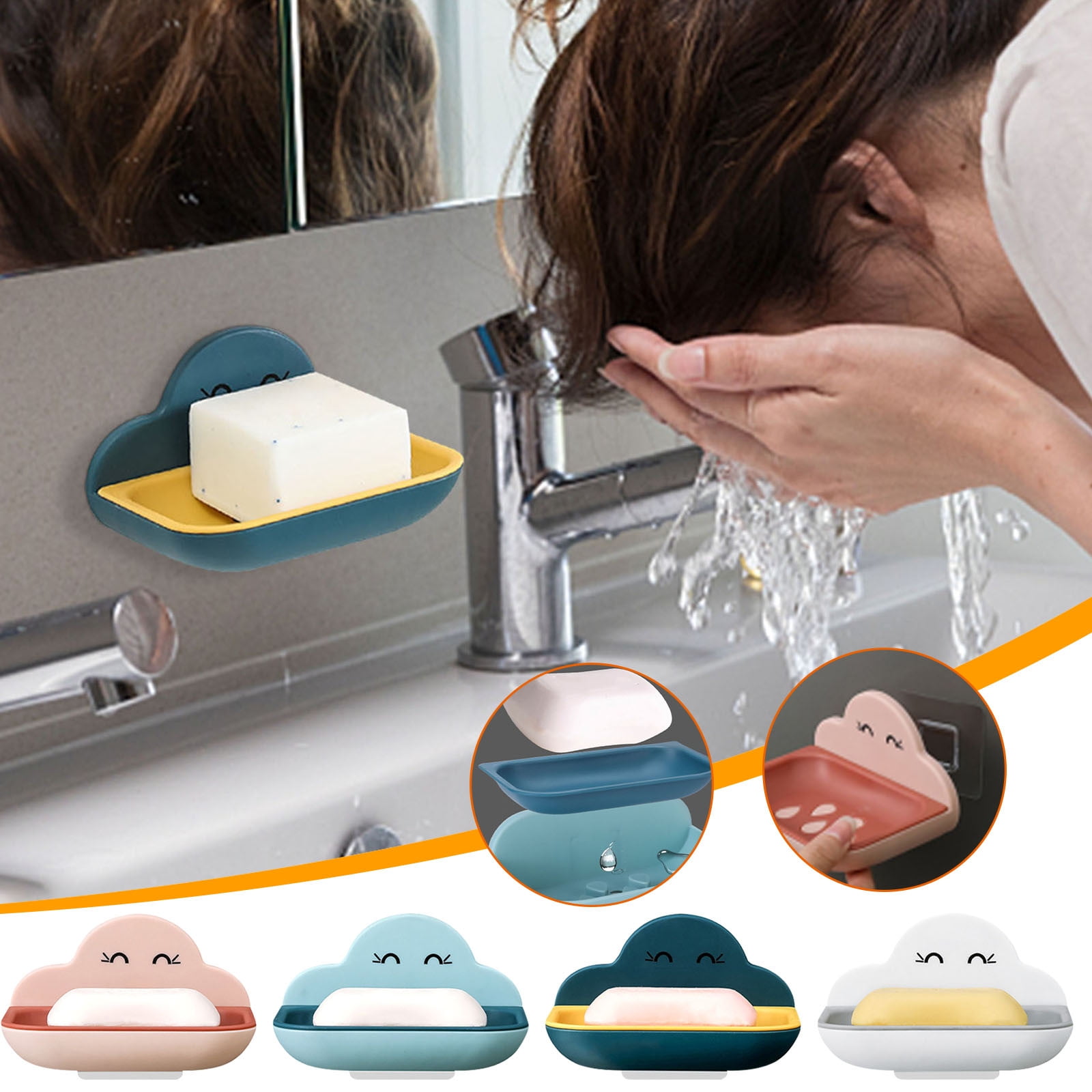 Wall-Mounted Soap Dish Rack, Stainless Steel Construction, Durable ...