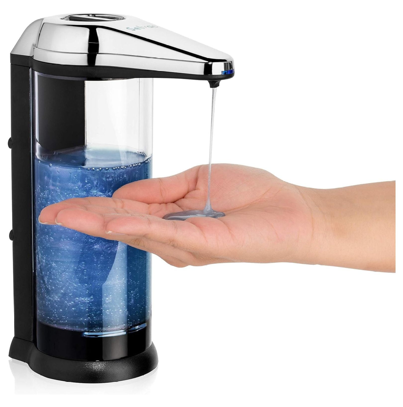 Wall Mounted Soap Dispenser Touchless - Large Refillable Battery- back ...