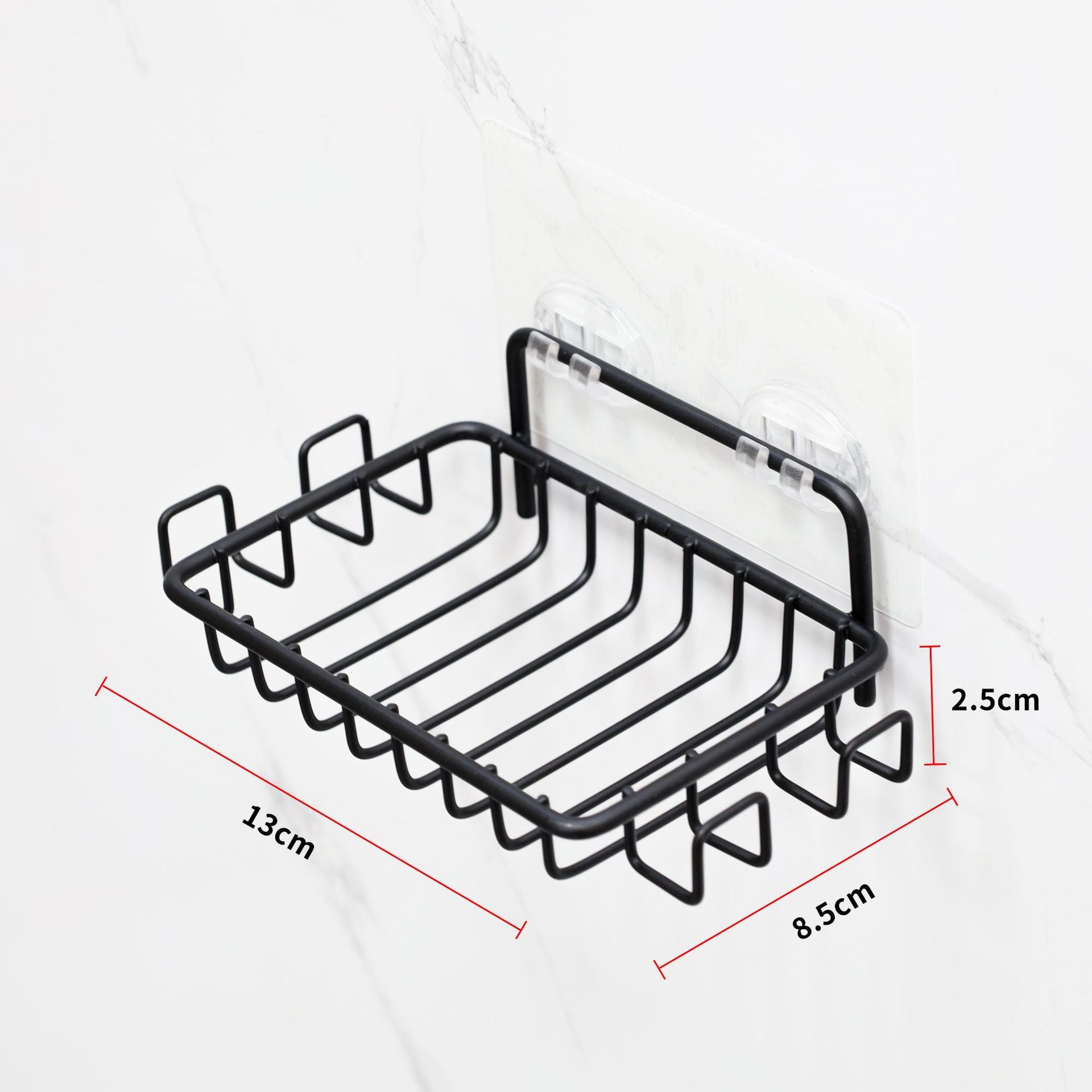 Wall-Mounted Soap Rack - Moisture-Proof and Drainage Design - Bathroom ...