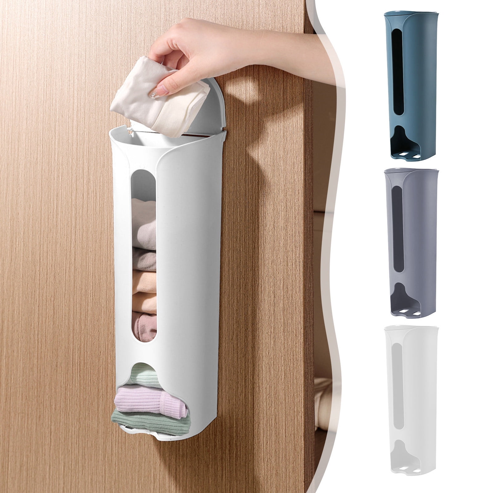 Wall Mounted Sock Storage Box for Closet Organization | Underwear ...