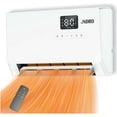 Wall-Mounted Space Heater with ECO Thermostat and Remote Control, LED ...