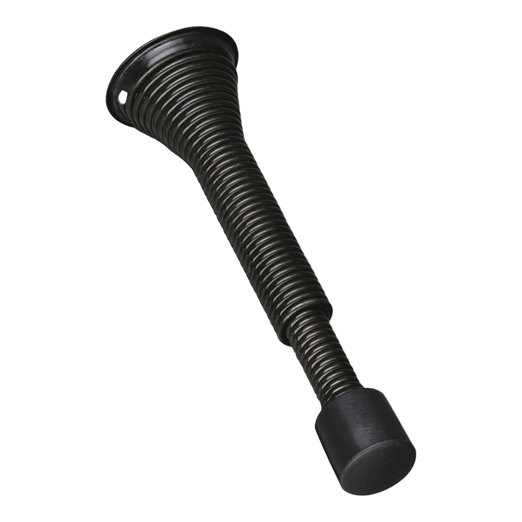 Wall Mounted Spring Door Stop with Rubber Tip Wall Protects for Door ...