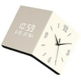 Wall Mounted Square Acrylic Corner Clock with Double Sided Display ...
