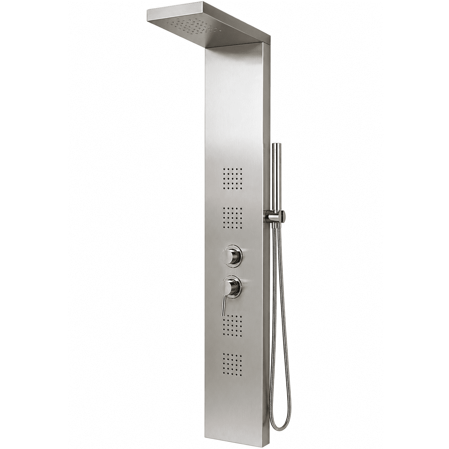 Wall Mounted Stainless Steel Shower Panel Tower System with Rainfall ...