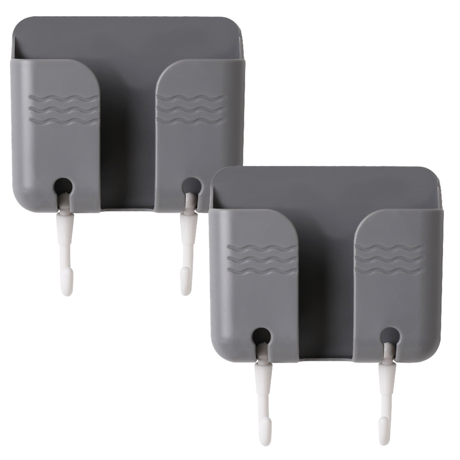 Wall-Mounted Storage Box Rack 2Pcs Gray,Wall-Mounted Storage Box ...