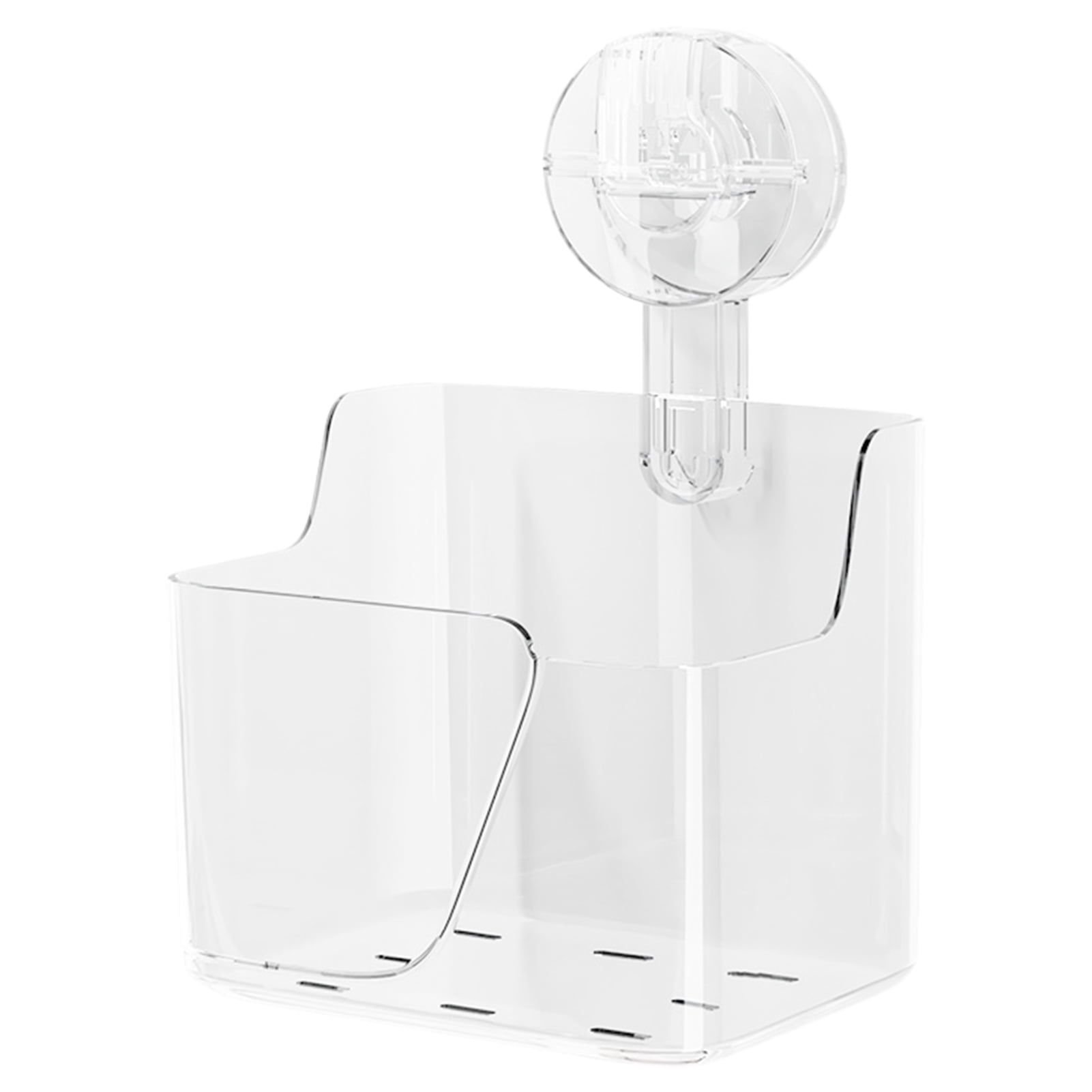 Wall Mounted Storage BoxWall Storage Bins Kitchen Suction Cup Rack Door ...