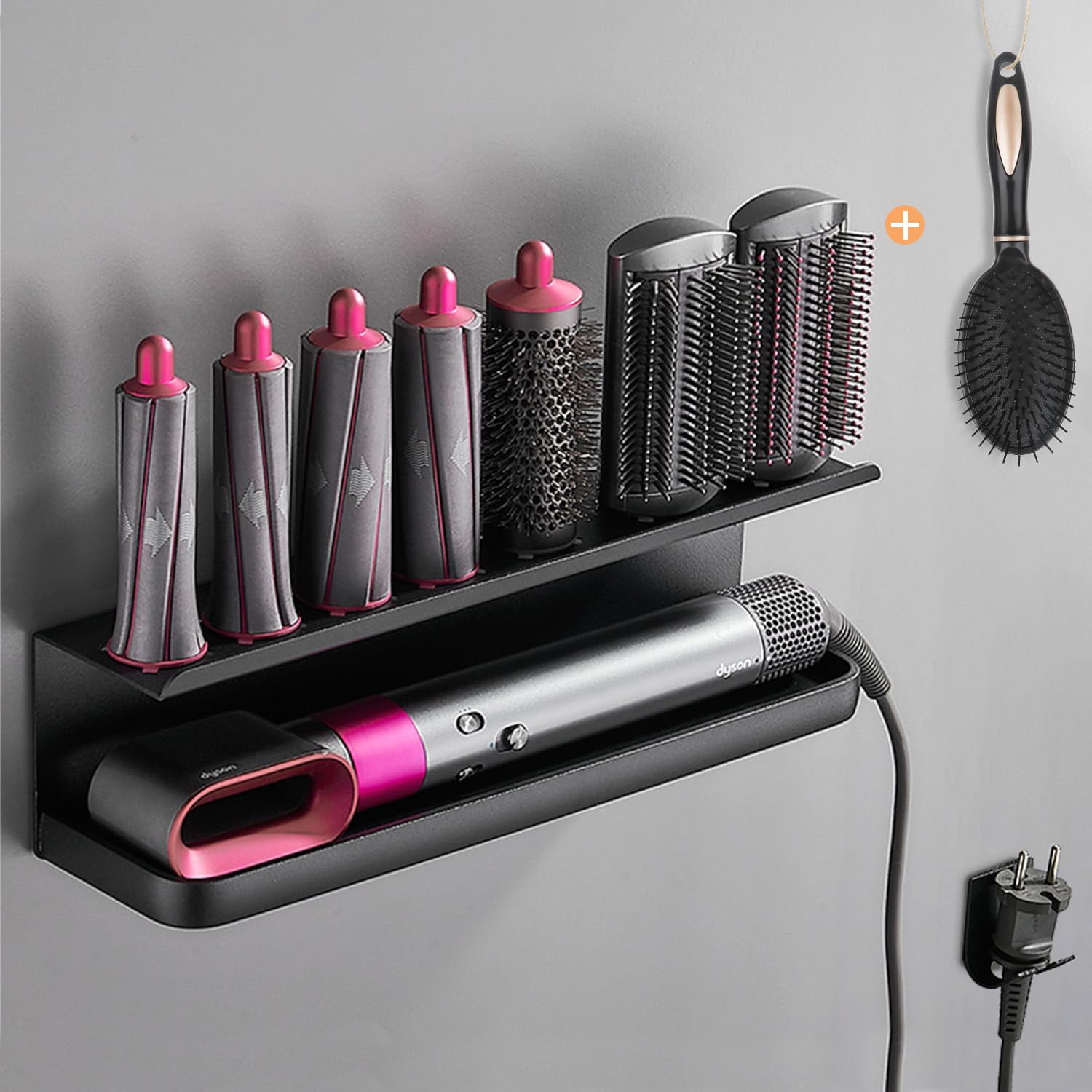 Wall Mounted Storage Holder Compatible with Dyson Airwrap Storage Stand ...