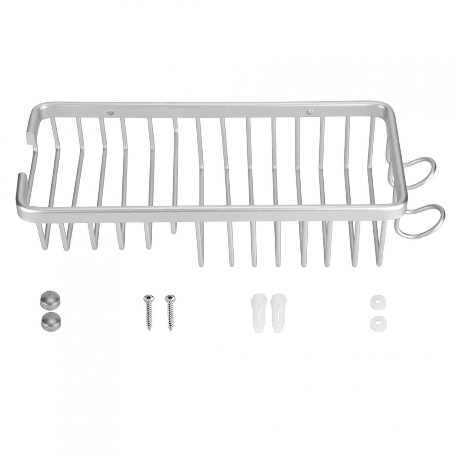 Wall Mounted Storage Shelf, Aluminum Alloy Rack For Bathroom Kitchen ...