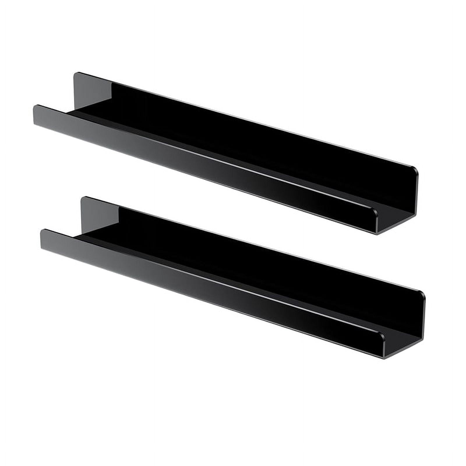 Wall-Mounted Storage Shelf Punch-Free Sticker Wall Home Bedroom In-Line ...