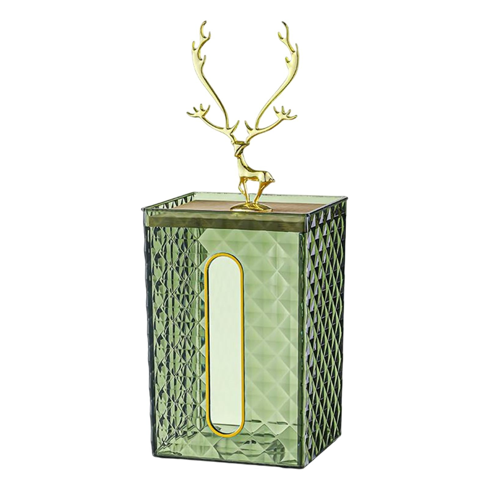 Wall Mounted Tissue Box Holder Tissue Dispenser Box Cover Desktop Table ...