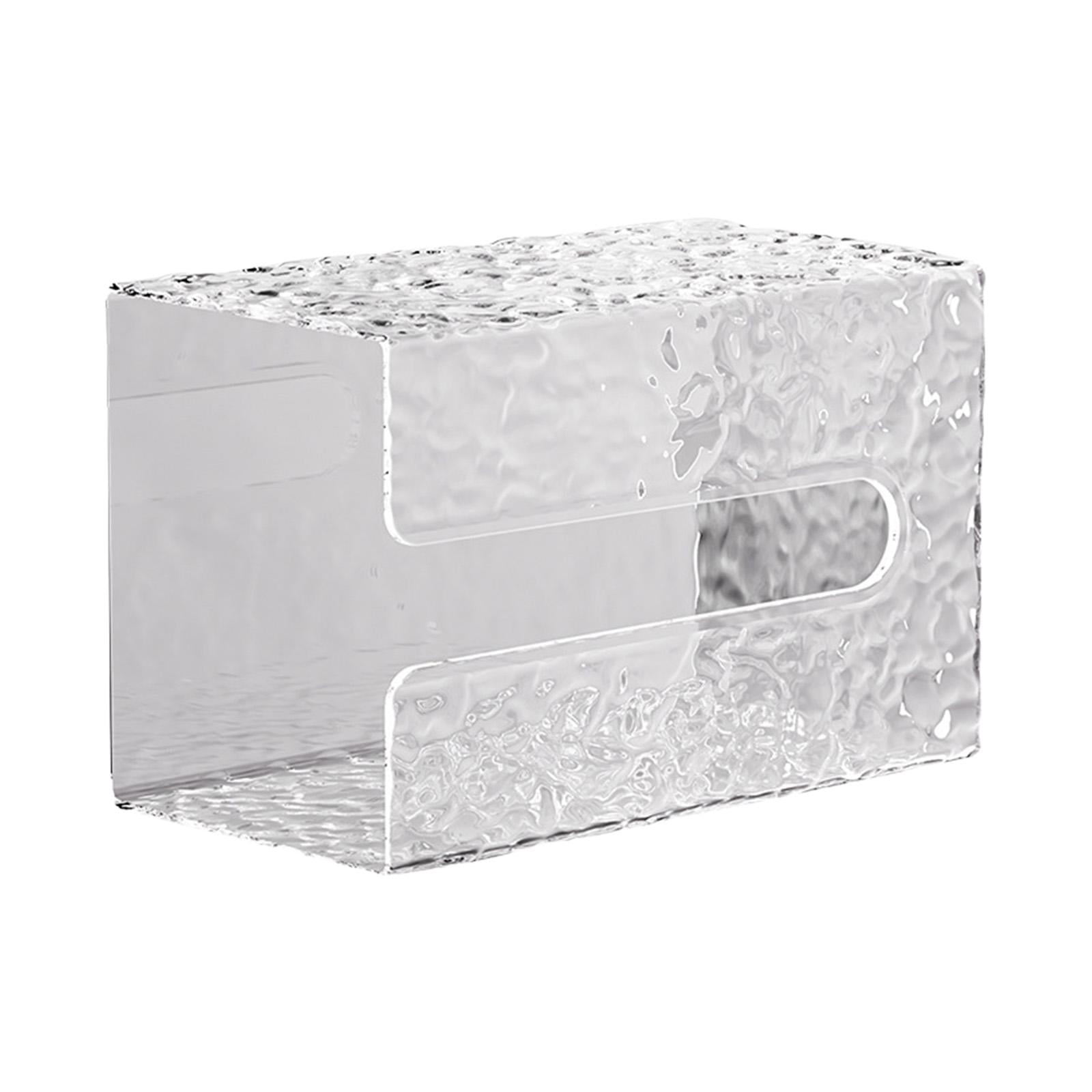 Wall Mounted Tissue Paper Cover Tissue Box Holder Multipurpose Self ...