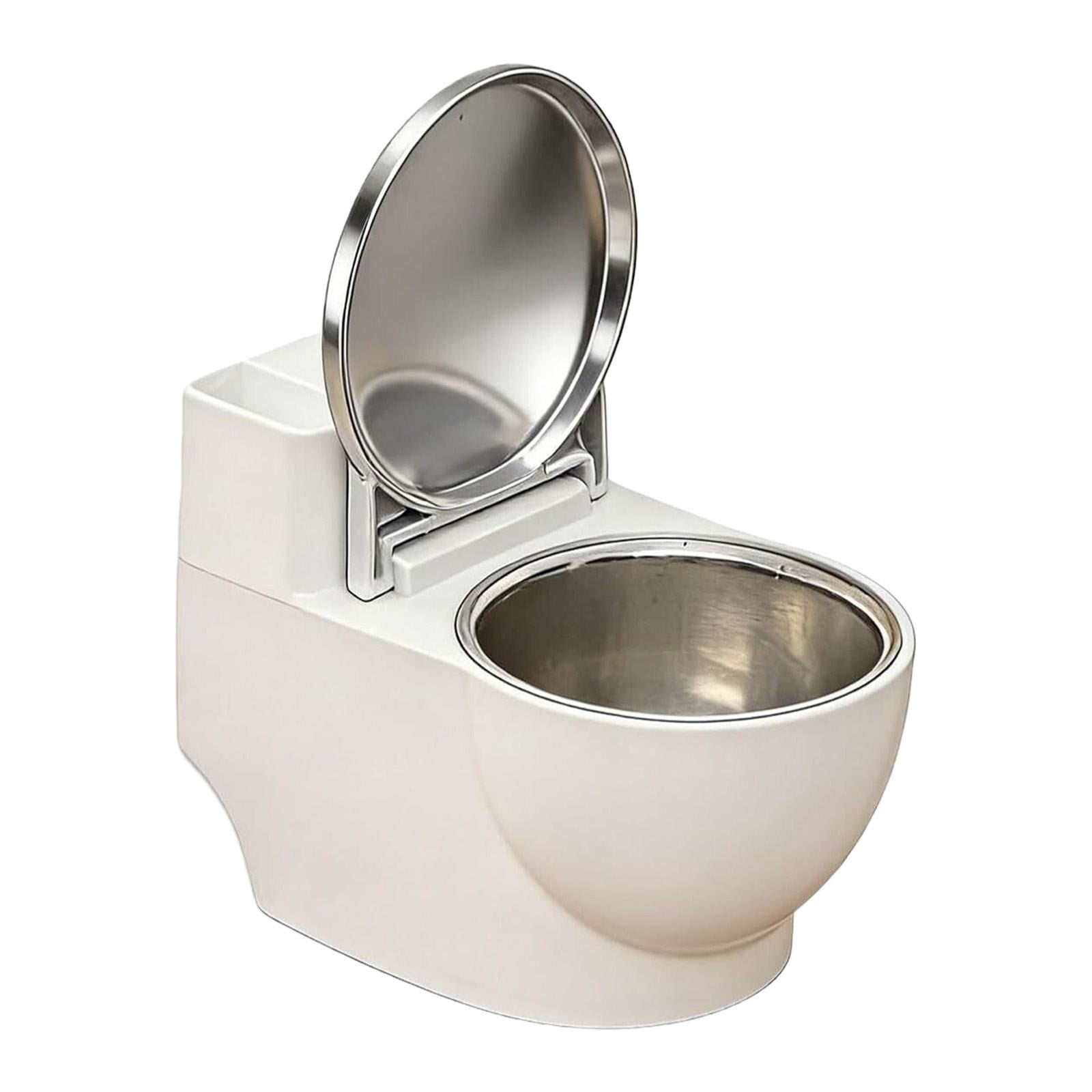 Wall-Mounted Toilet-Shaped Cat Bowl, 2026 New Novelty Raised Food and ...