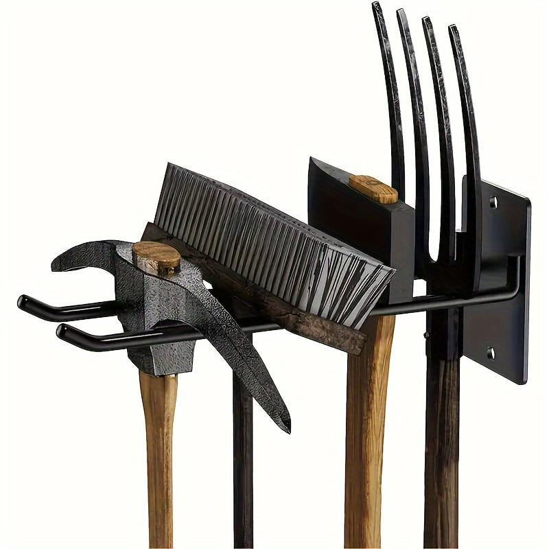Wall Mounted Tool Holder, Multi-use Garage & Garden Rack for Shovels ...