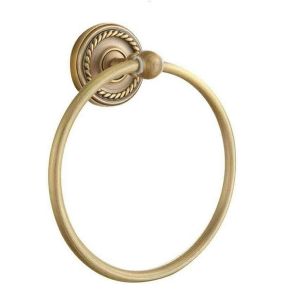 Wall Mounted Towel Rack,Towel Rings for Bathrooms Wall-Mounted Ring ...