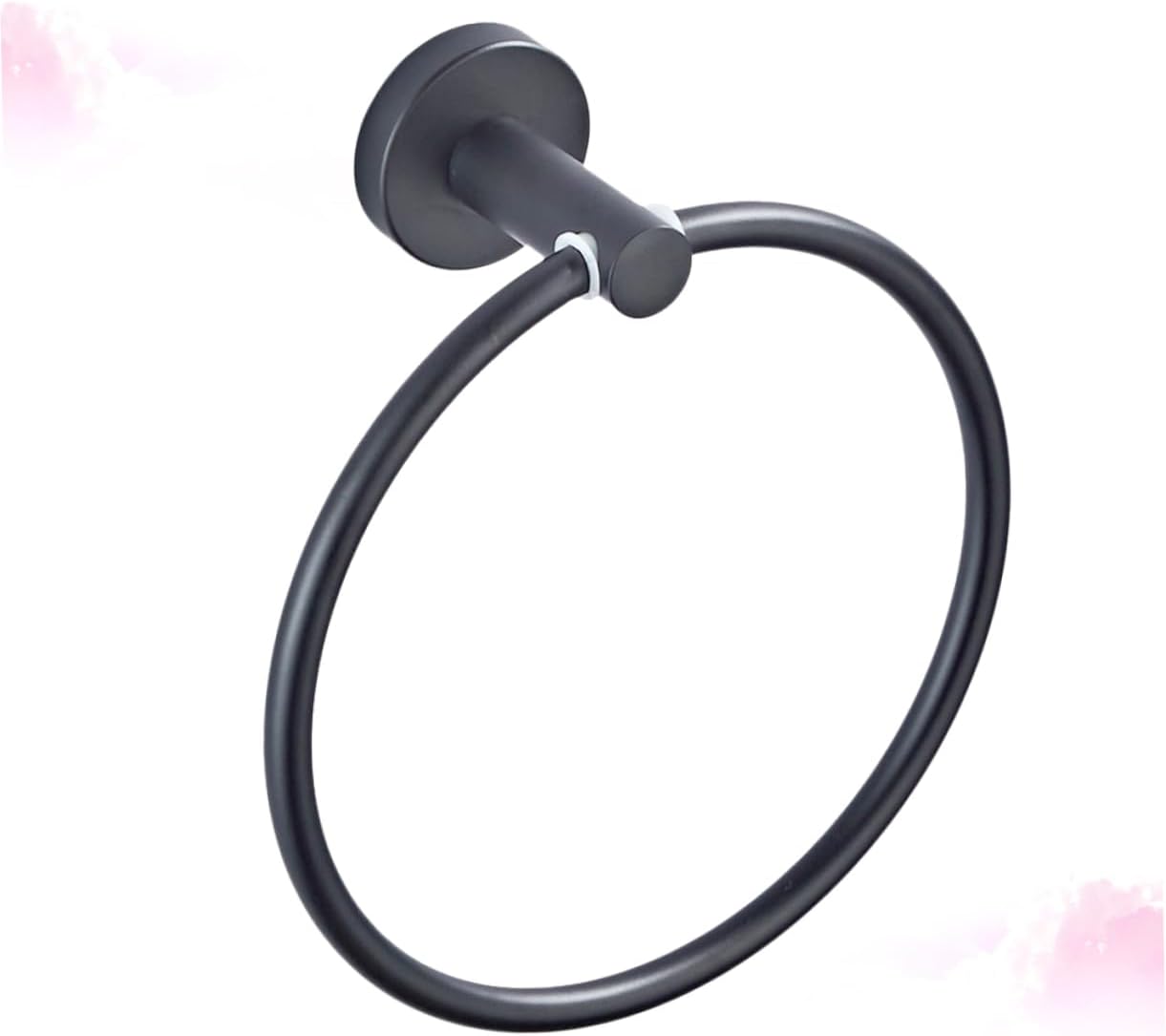 Wall-Mounted Towel Ring Bath Towel Ring Towel Hanging Rings Bathroom ...