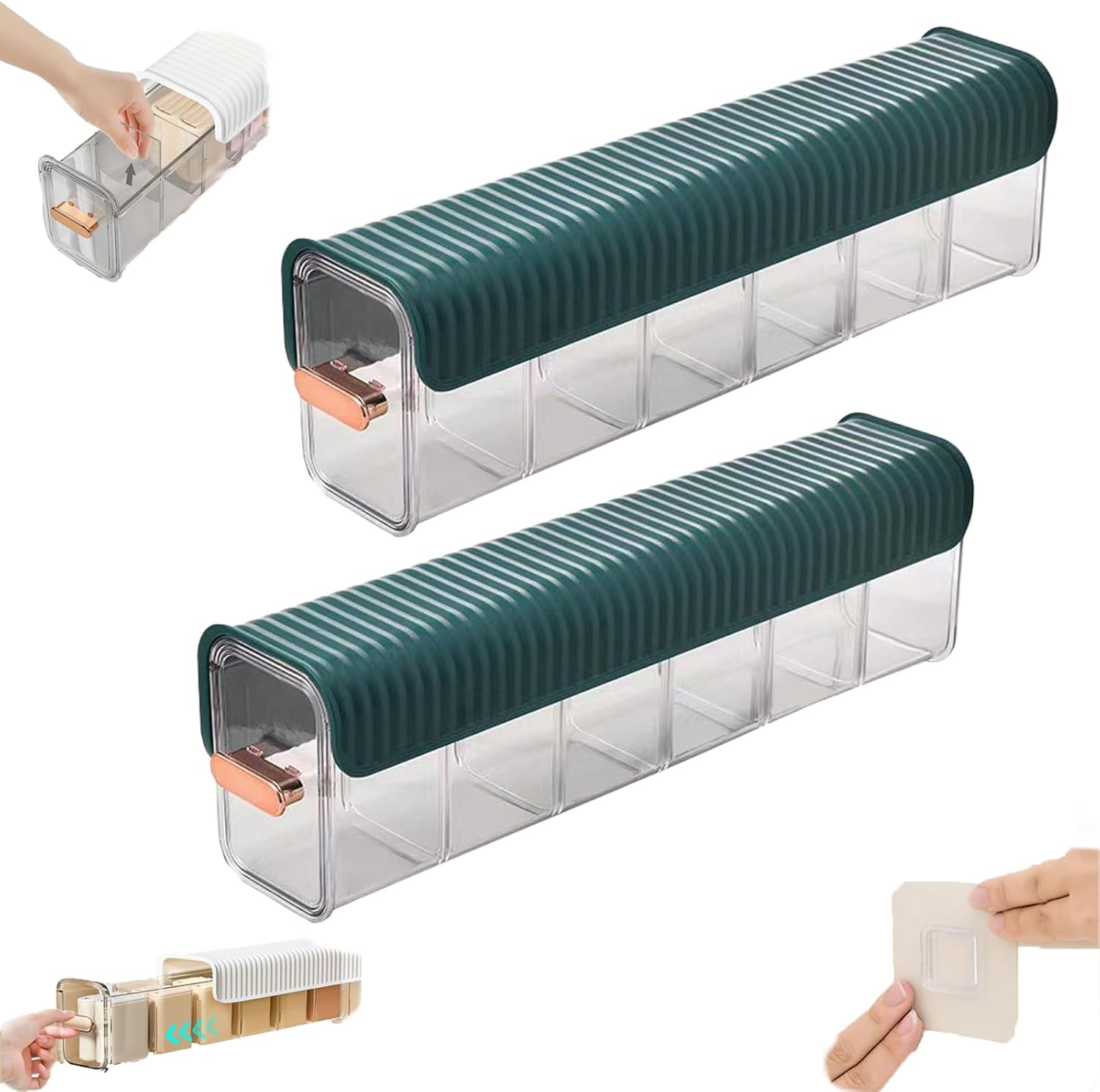 Wall Mounted Transparent Underwear Box, Drawer Underwear Organizer ...