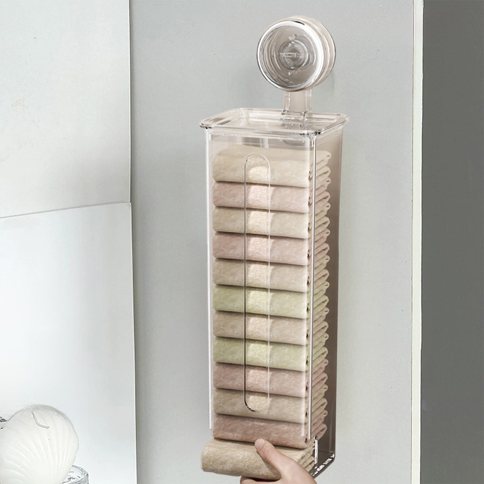 Wall Mounted Underwear Storage Box with Suction Cup 14.5x4.2x3.9in ...