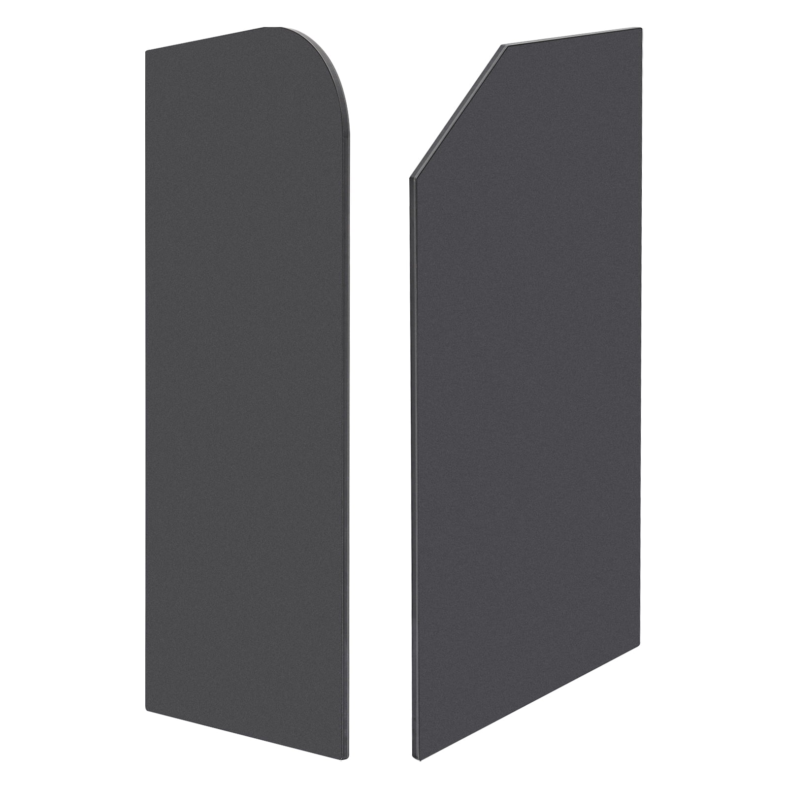 Wall-Mounted Urinal Partition, Black Toilet Partition Screen, Modern ...