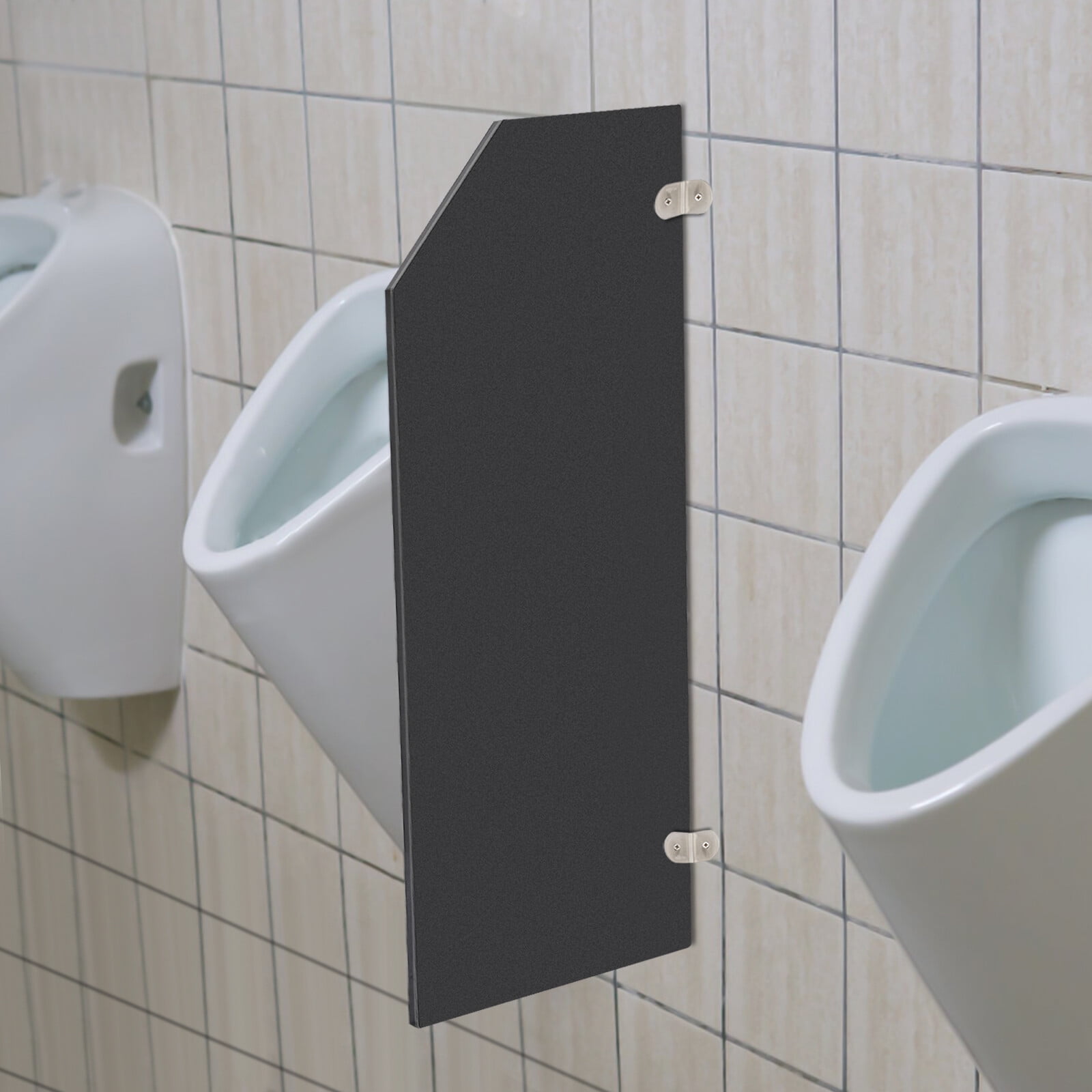 Wall Mounted Urinal Partition Panel with Bevel Angle for Enhanced ...