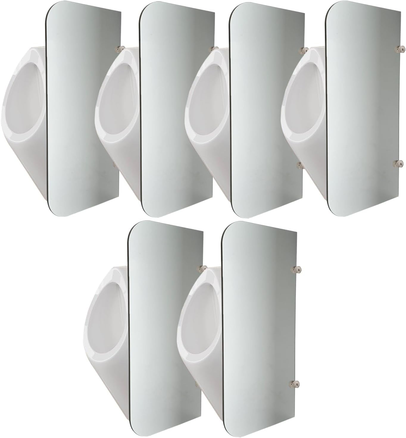 Wall-Mounted Urinal Partition, Urinal Privacy Screen for Shopping Malls Public, Partition ...