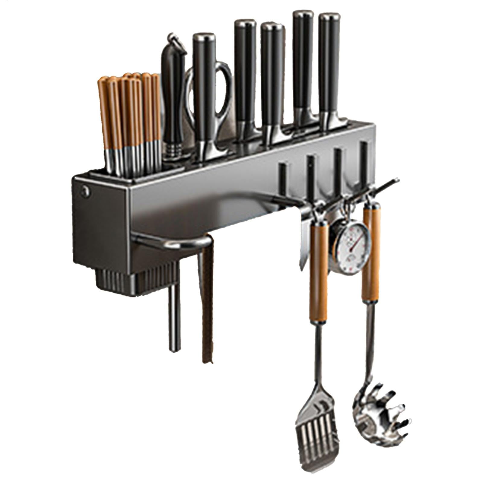 Wall-Mounted Utensil Rack, Multipurpose Chopsticks Storage And Kitchen ...