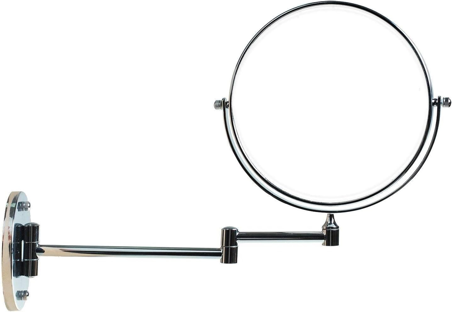 Wall-Mounted Vanity Mirror Foldable Make Up Mirror Two-Sided Bathroom ...