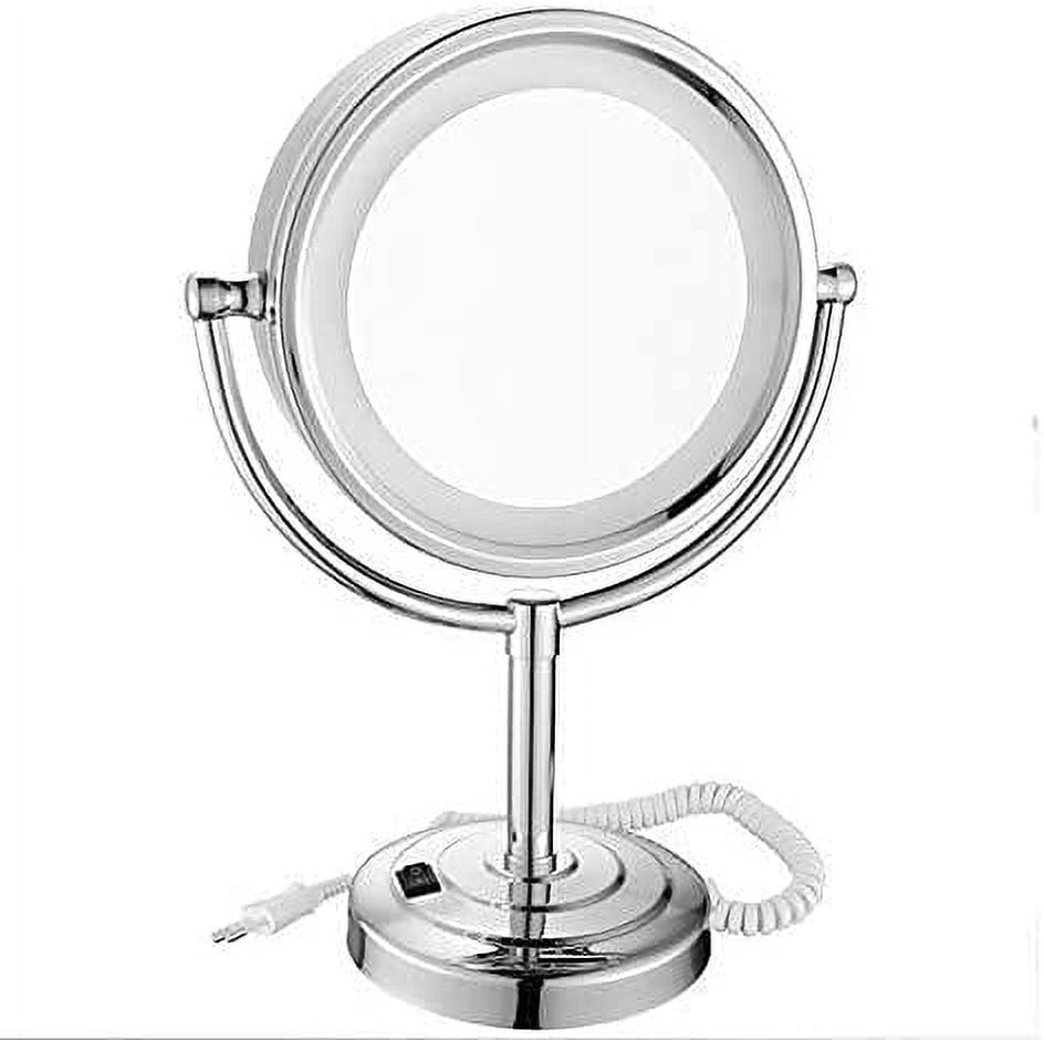 Wall-Mounted Vanity Mirrors, LED European 3 Times Magnification Makeup ...