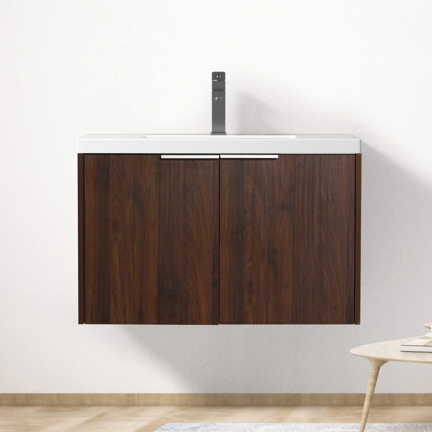 Wall - Mounted Vanity - Soft - Close Doors for Quiet Closure - In ...
